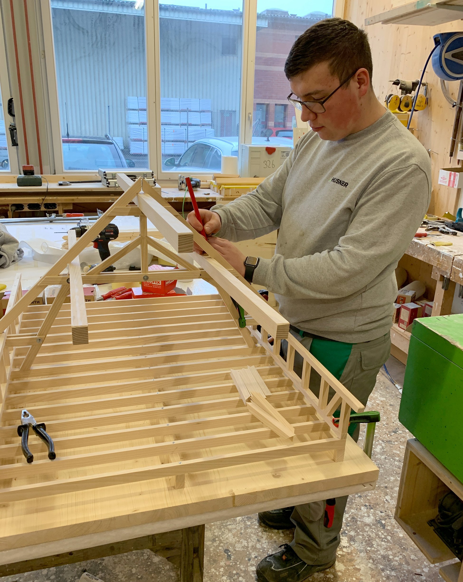 Lehrlingswettbewerb Holzbau Schweiz Sektion Aargau 2024