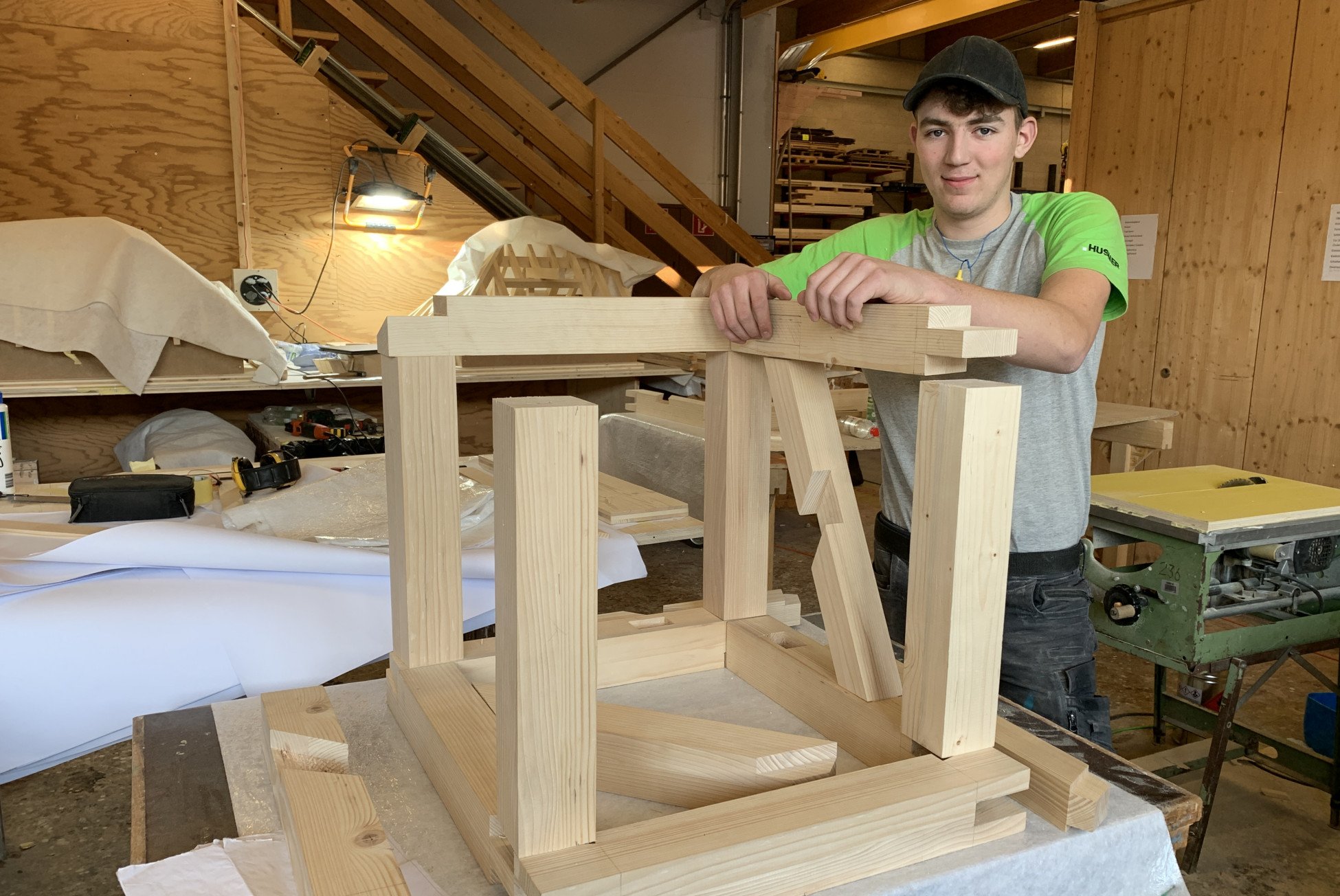 Lehrlingswettbewerb Holzbau Schweiz Sektion Aargau 2024